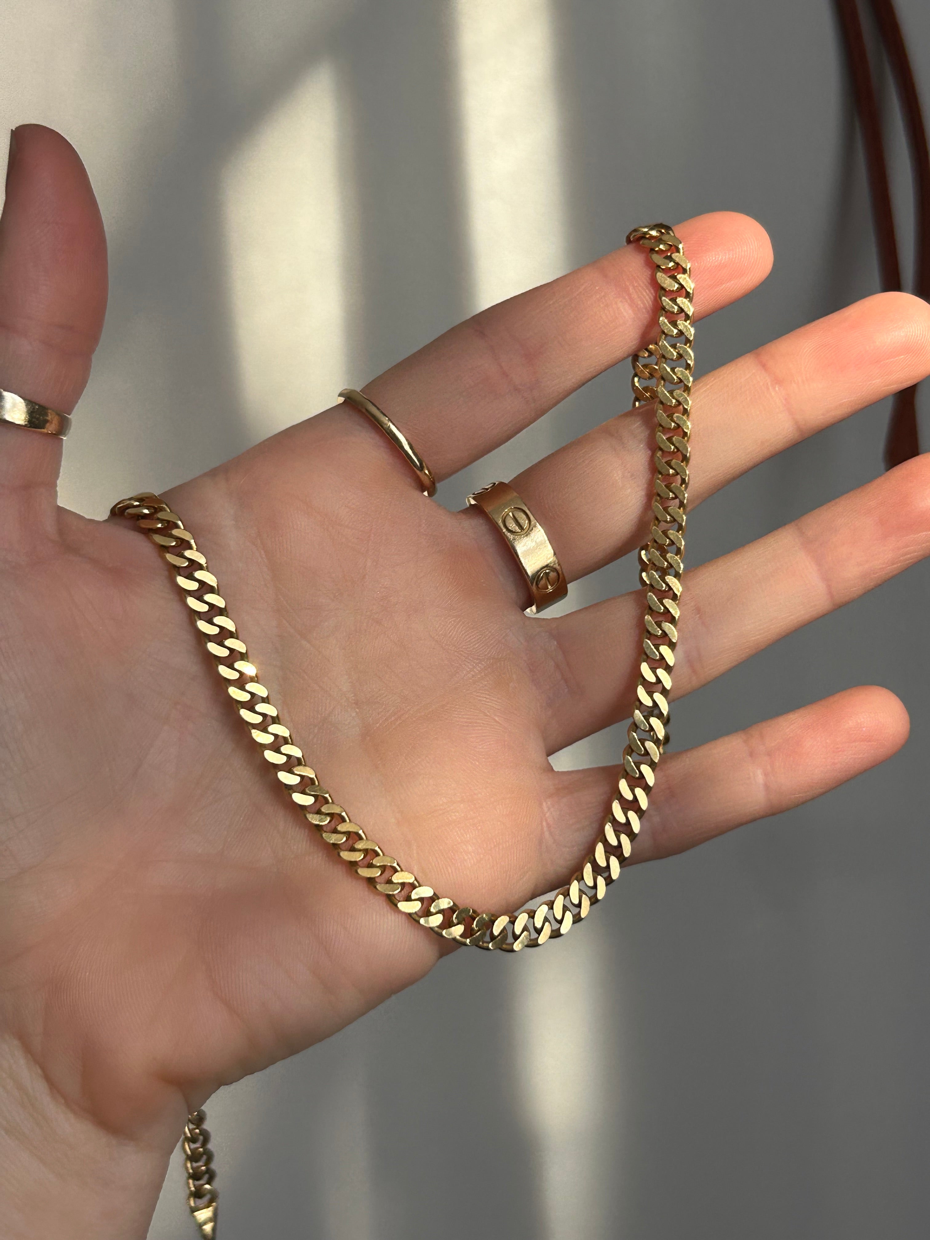 Solid Curb Chain – Mel's Treasures