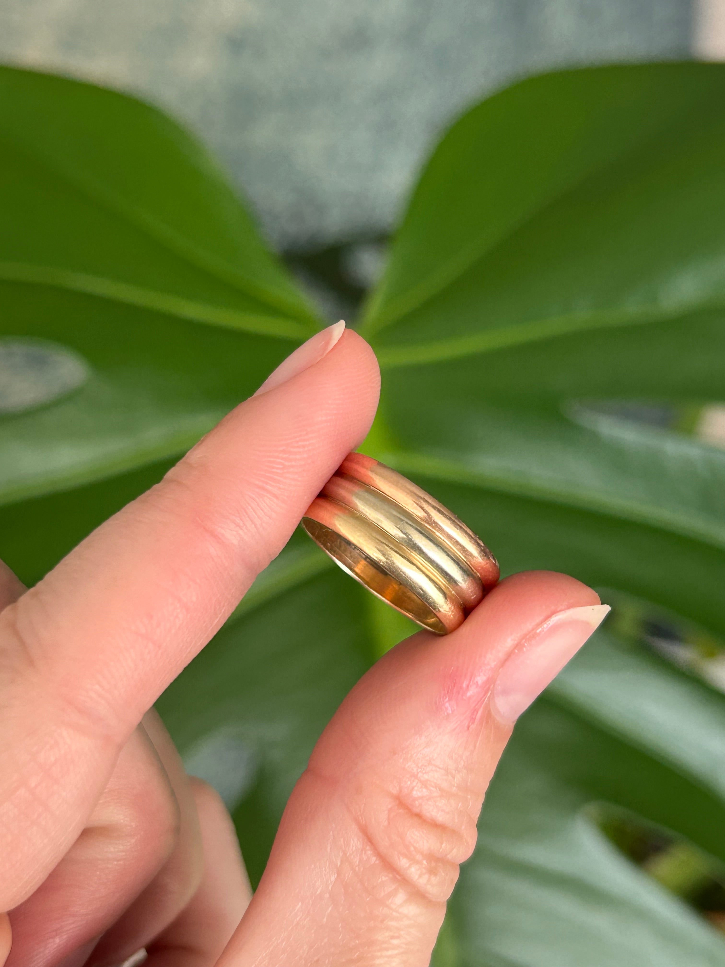 Tricolored Stacker Set Ring – Mel's Treasures