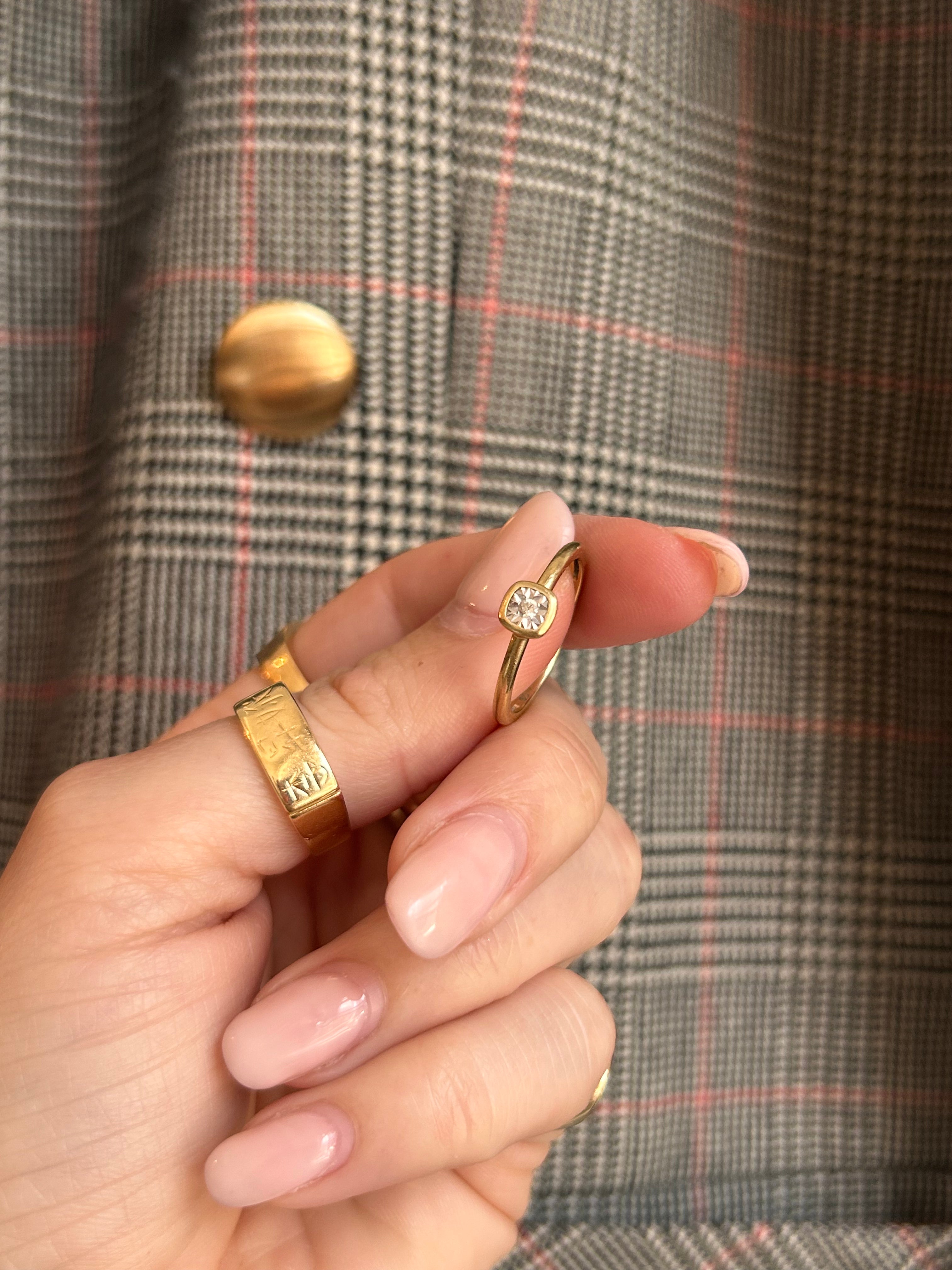 Diamond Burst Ring – Mel's Treasures