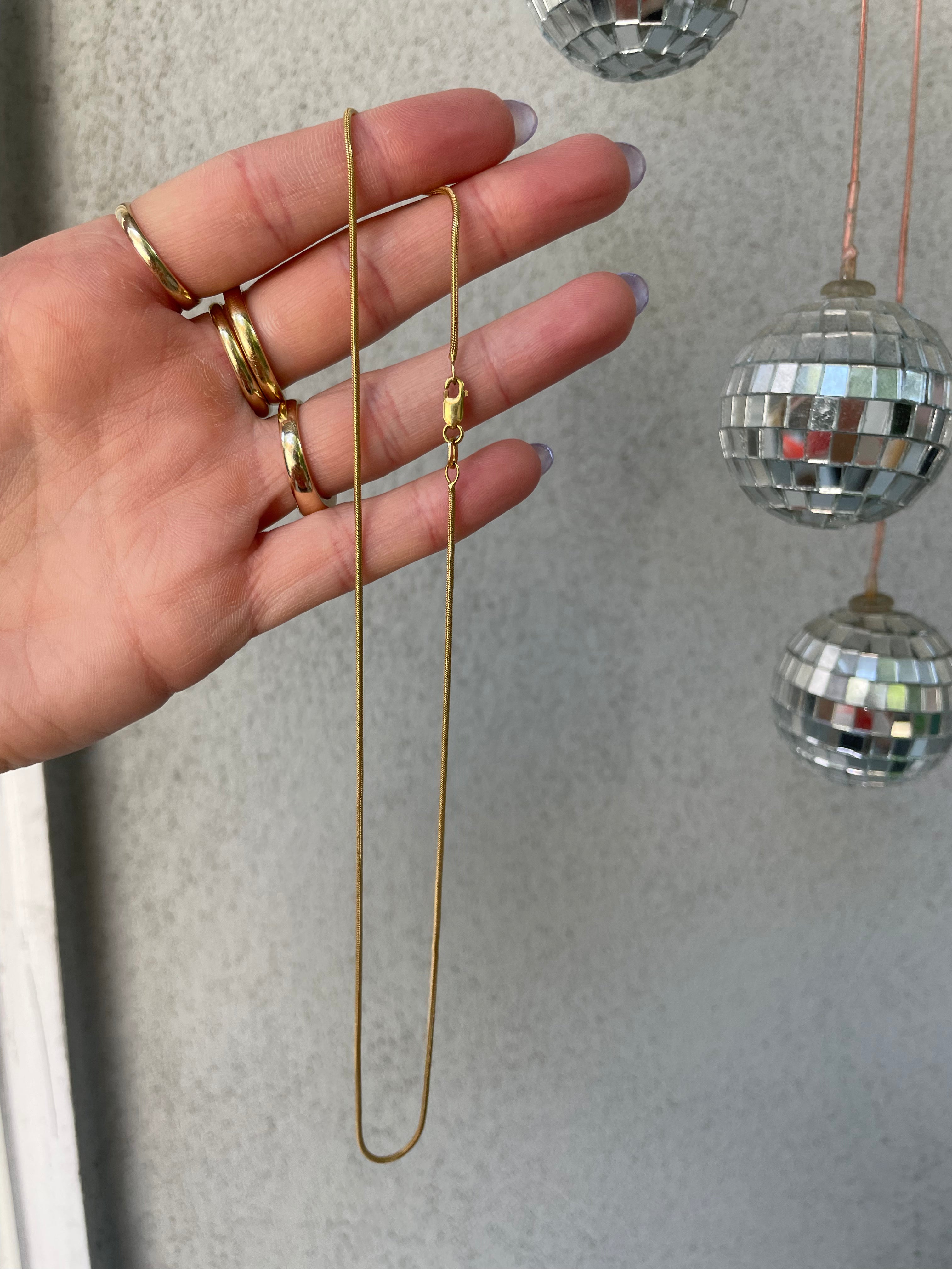 Dainty Snake Chain – Mel's Treasures